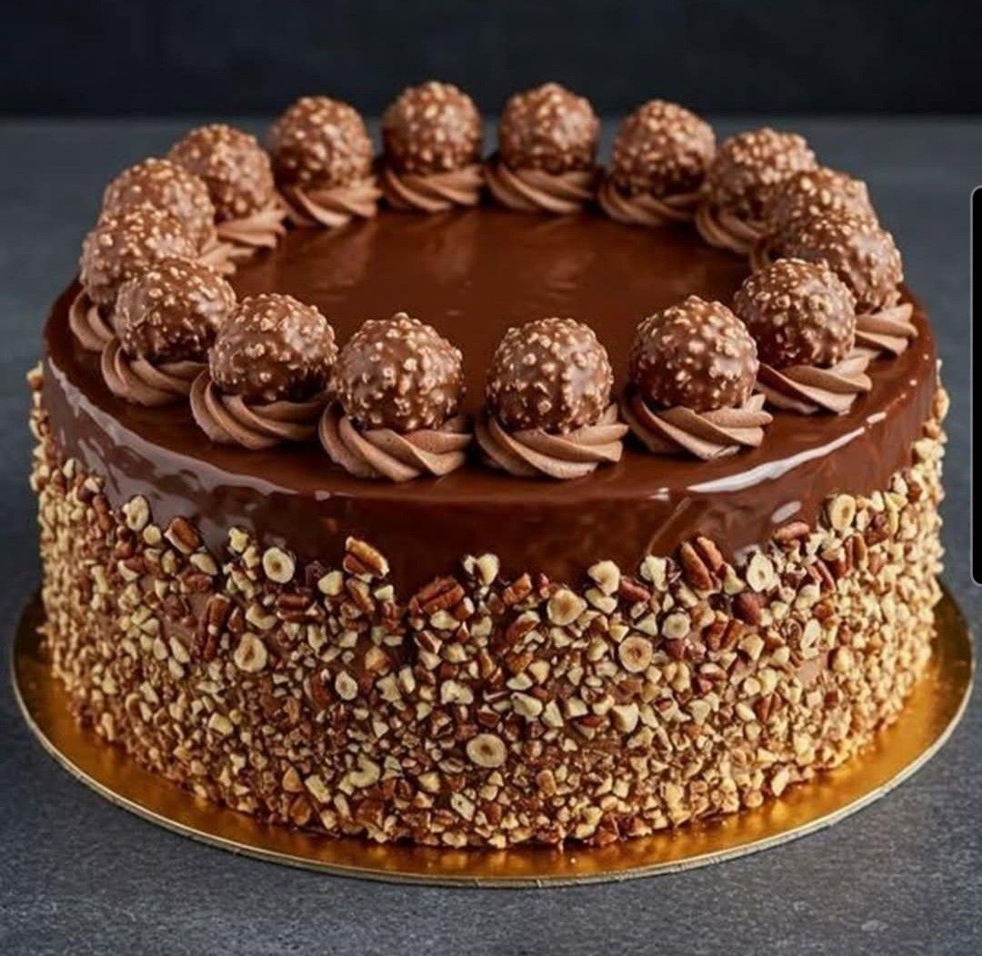 Nutella Ferrero Rocher – Bright Cake | Eggless Cakes for Every Celebration